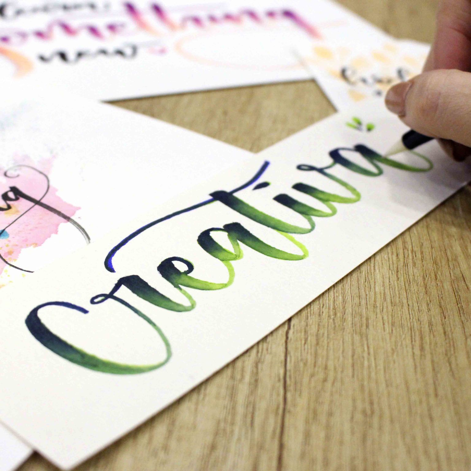 Taller Lettering Color - The Flower Journal