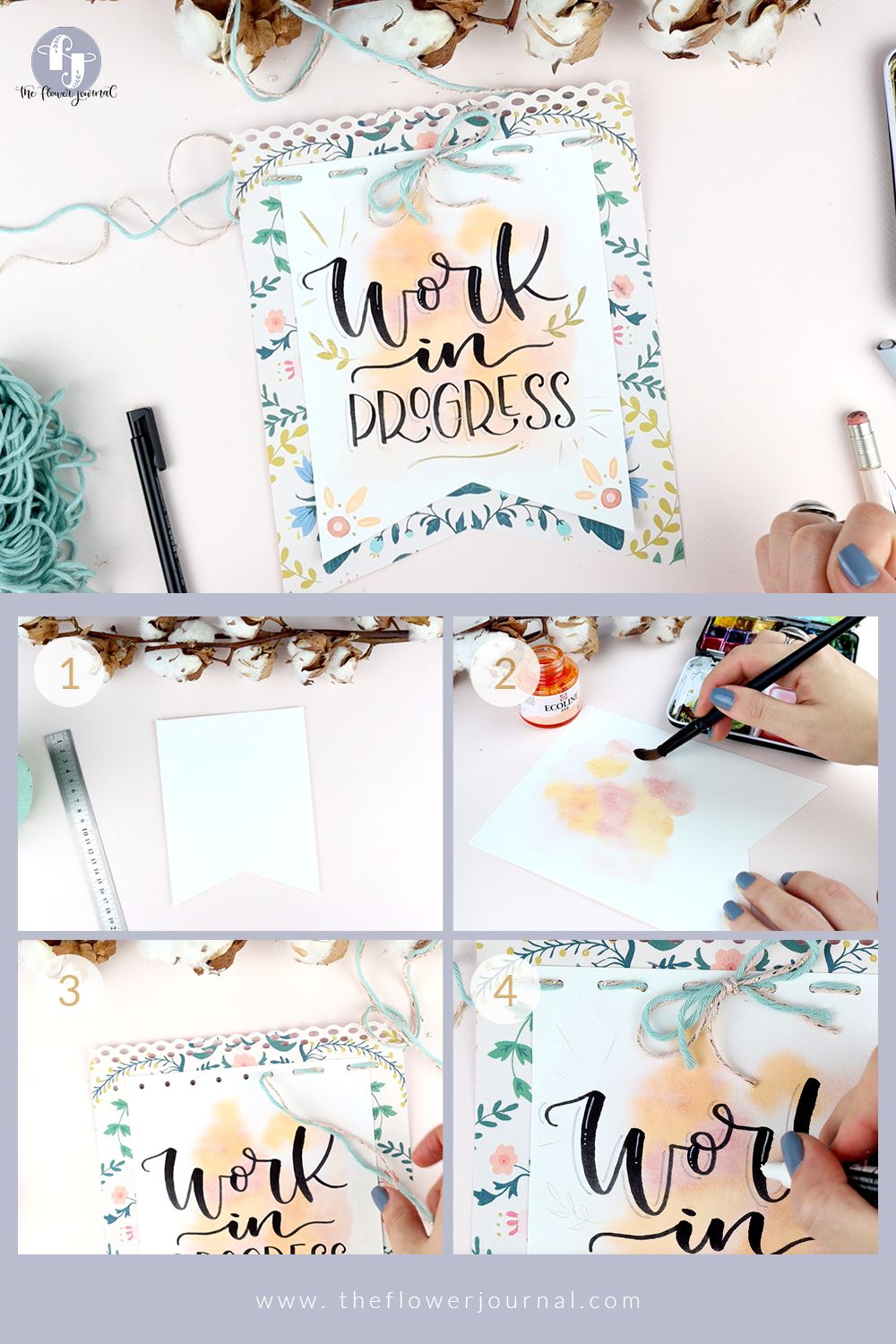 BANDERíN LETTERING - The Flower Journal Lettering