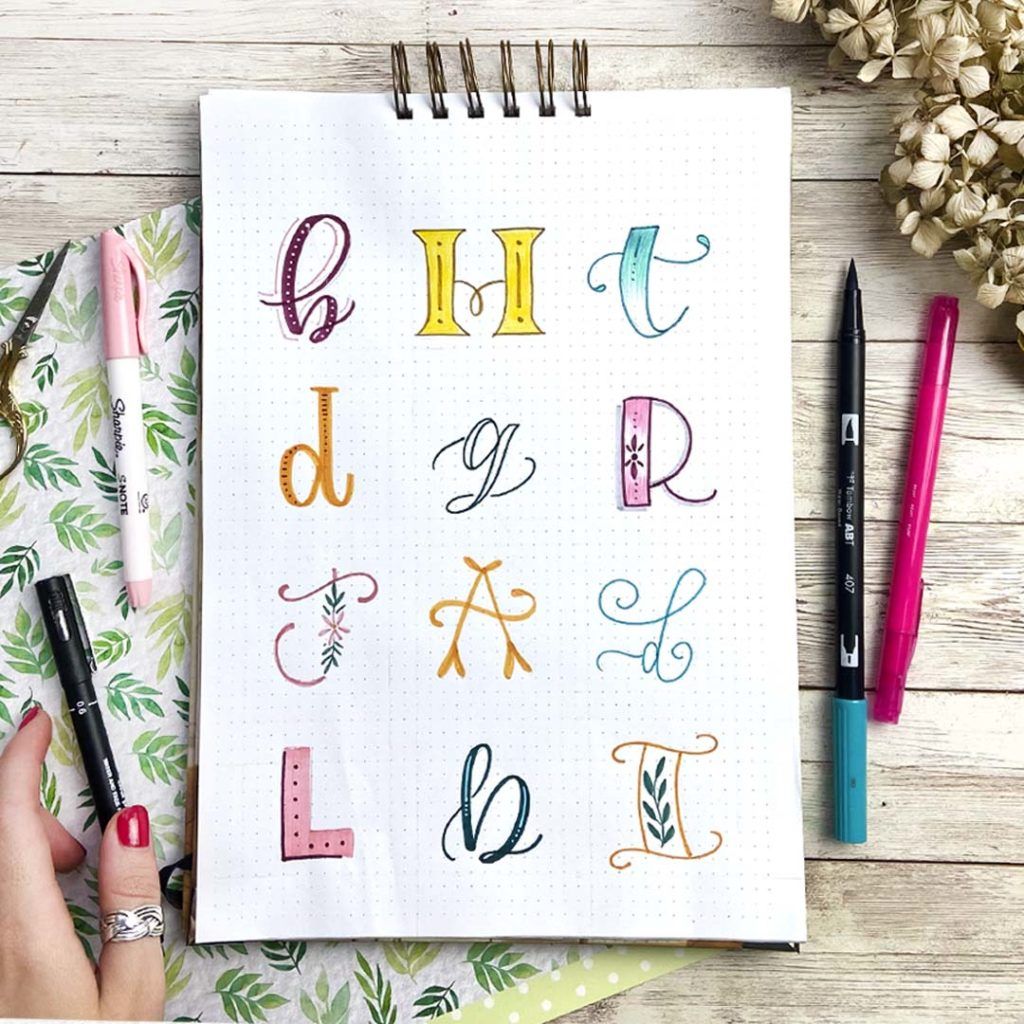 Taller Letras Creativas - The Flower Journal