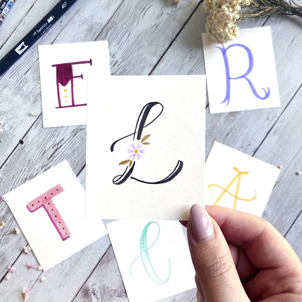 Taller Letras Creativas - The Flower Journal